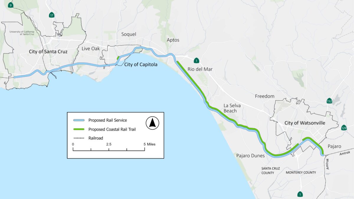 Passenger rail construction expected to start in 2032 in Santa Cruz ...