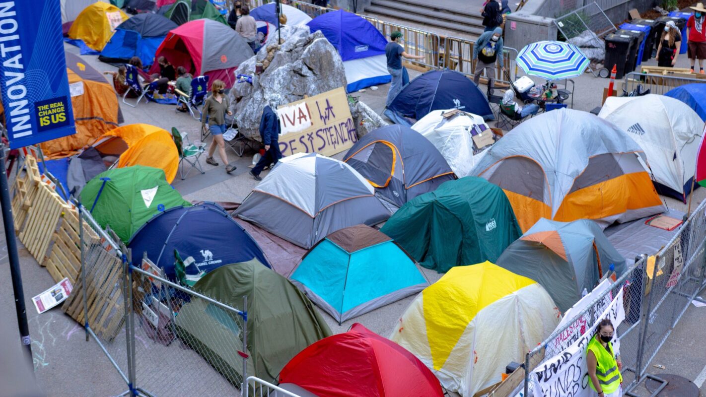 Photo essay: UC Santa Cruz students urge divestment from weapons makers - Santa Cruz Local