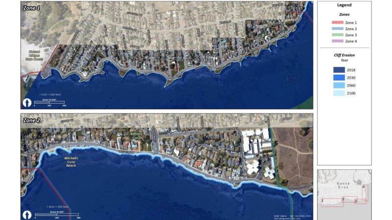 5 feet of sea-level rise could reach Santa Cruz County by 2100. How are ...