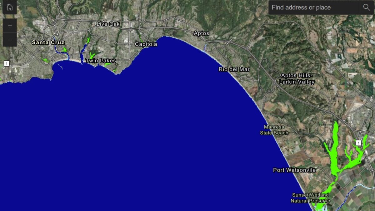 5 feet of sea-level rise could reach Santa Cruz County by 2100. How are ...