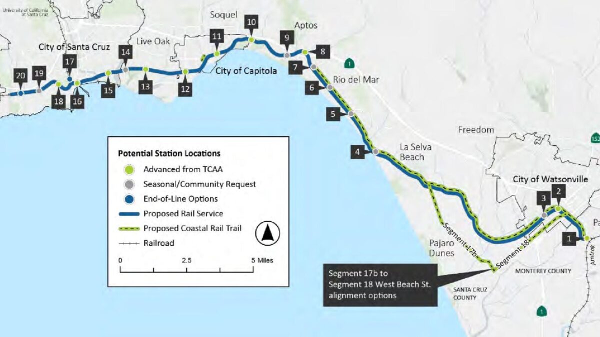 Santa Cruz County transportation commission approves intercity rail ...