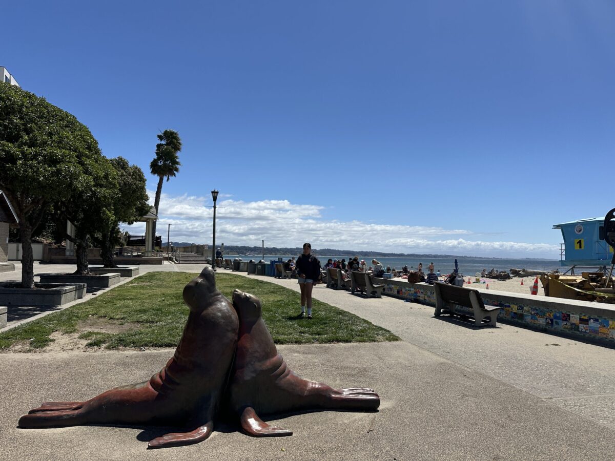 Female surfer statue finds new home in Capitola amid pushback from east ...